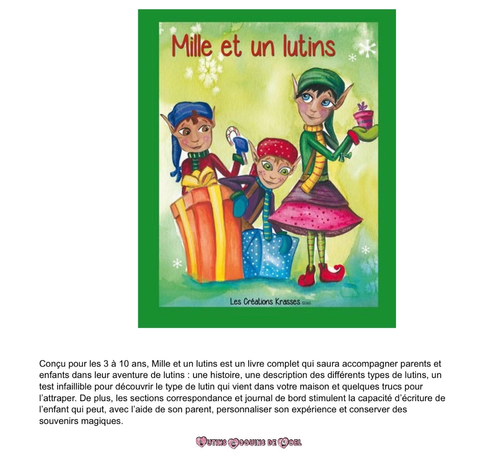 Livre Mille et un lutins – Lutins Coquins de Noel
