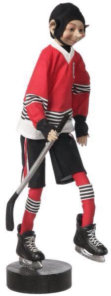 Elf Hockey Black & Red Floridus elf – Lutins Coquins de Noel